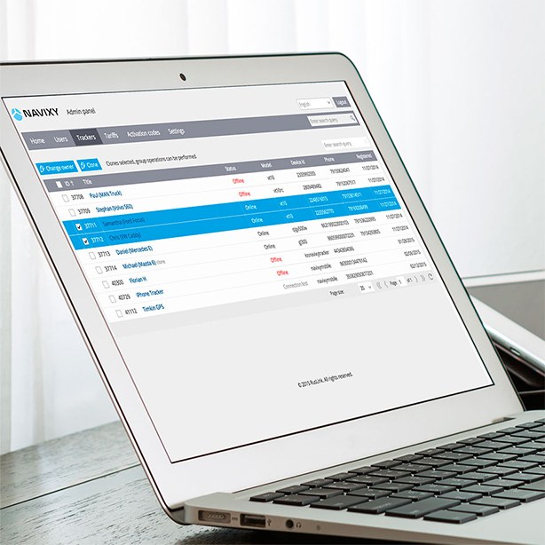 GPS tracker software - Navixy