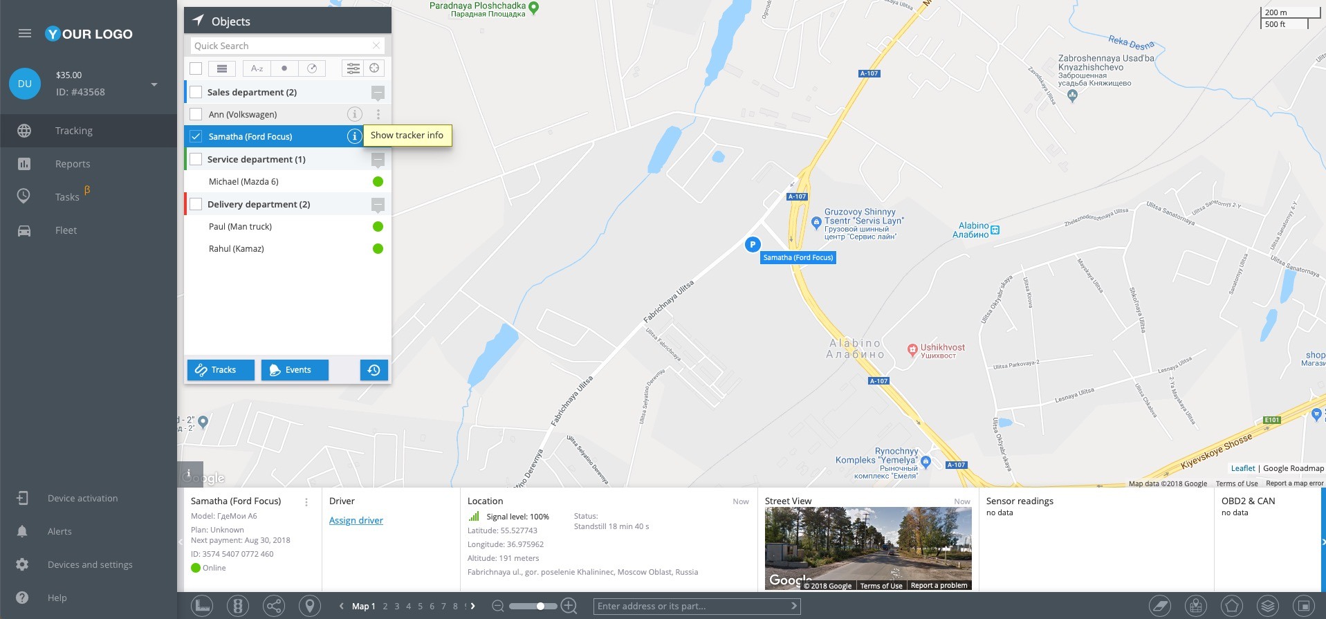 Śledzenie Gps Tracksystem