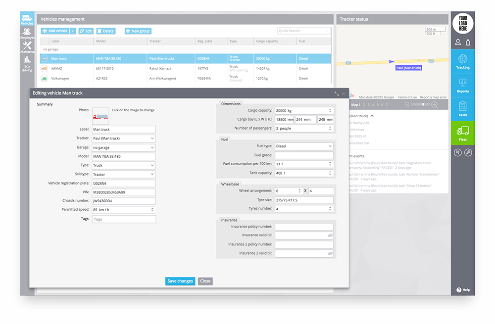 GPS Tracking Software - Features - Navixy