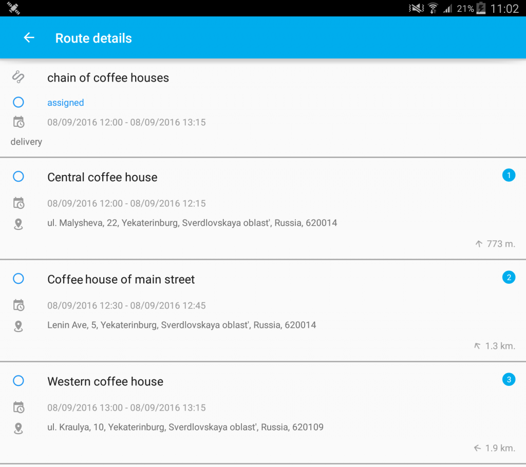 Atribuir tarefas a aplicativos rastreadores X-GPS — Navixy