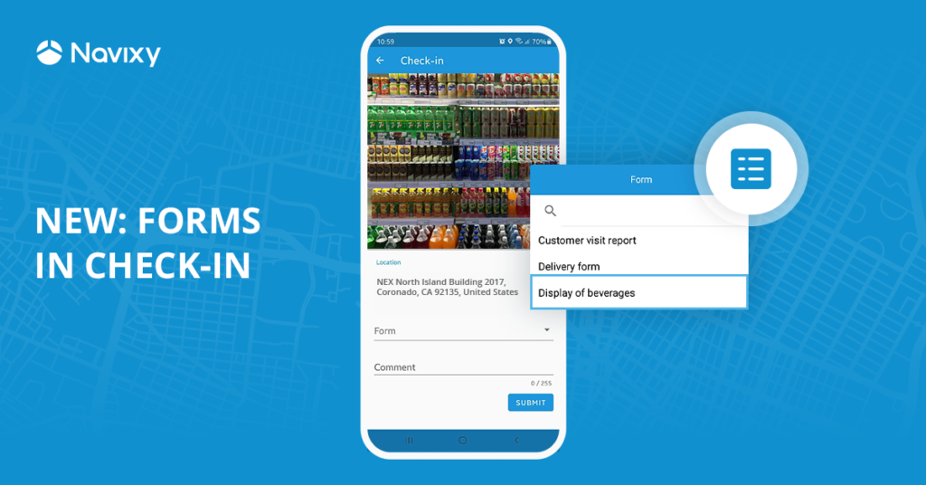 X-GPS Tracker update: add Forms to Check-ins — Navixy