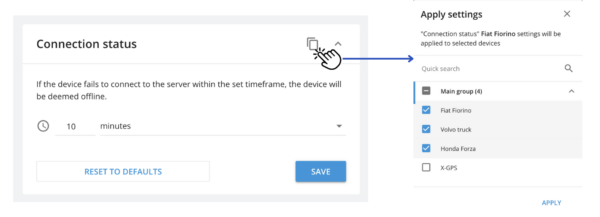 Tracker-Server Communication: Enhanced Connection Timeout Settings — Navixy