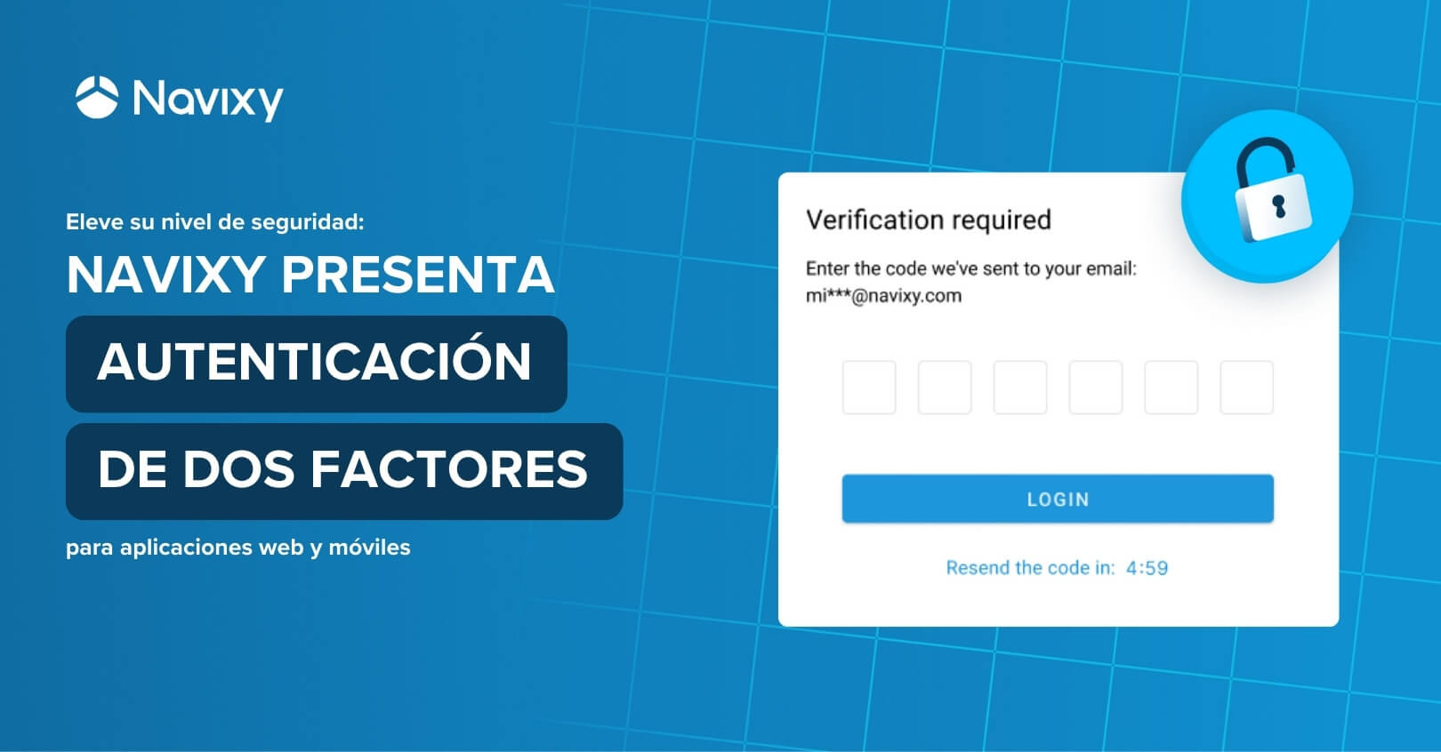 Navixy presenta la autenticación de dos factores